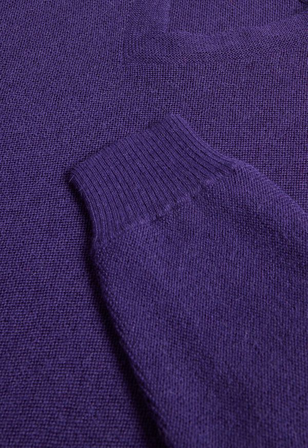 Classic Alpaca Links V-Neck Sweater