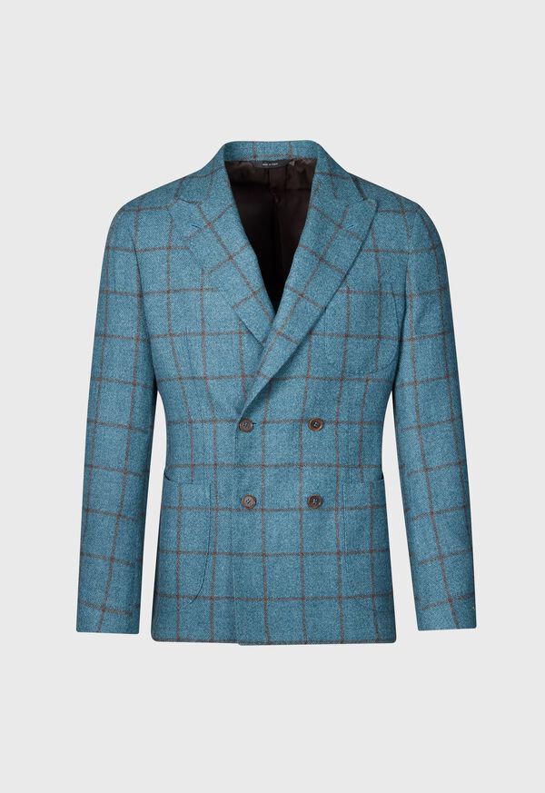 Basketweave Windowpane Jacket