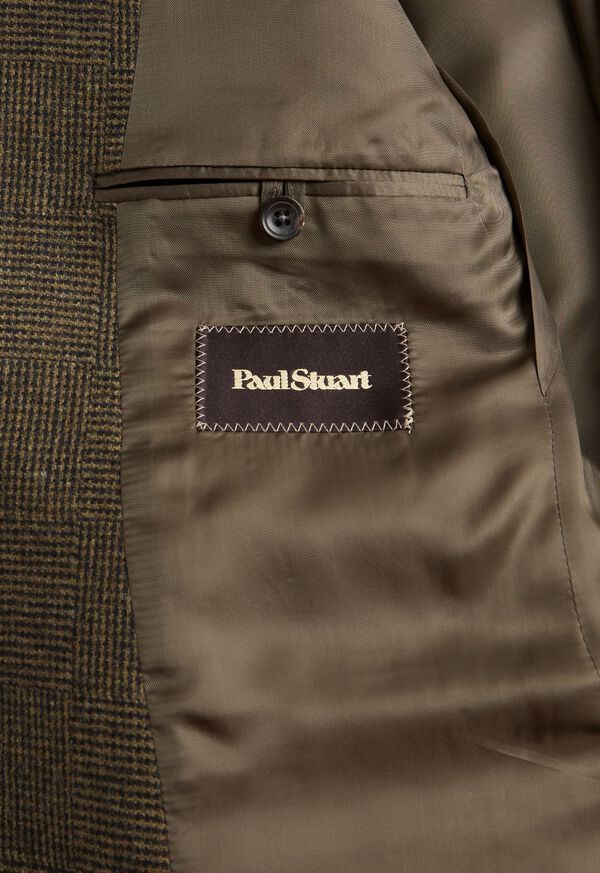 Men's Signature Parquet Paul Jacket in Olive - Paul Stuart