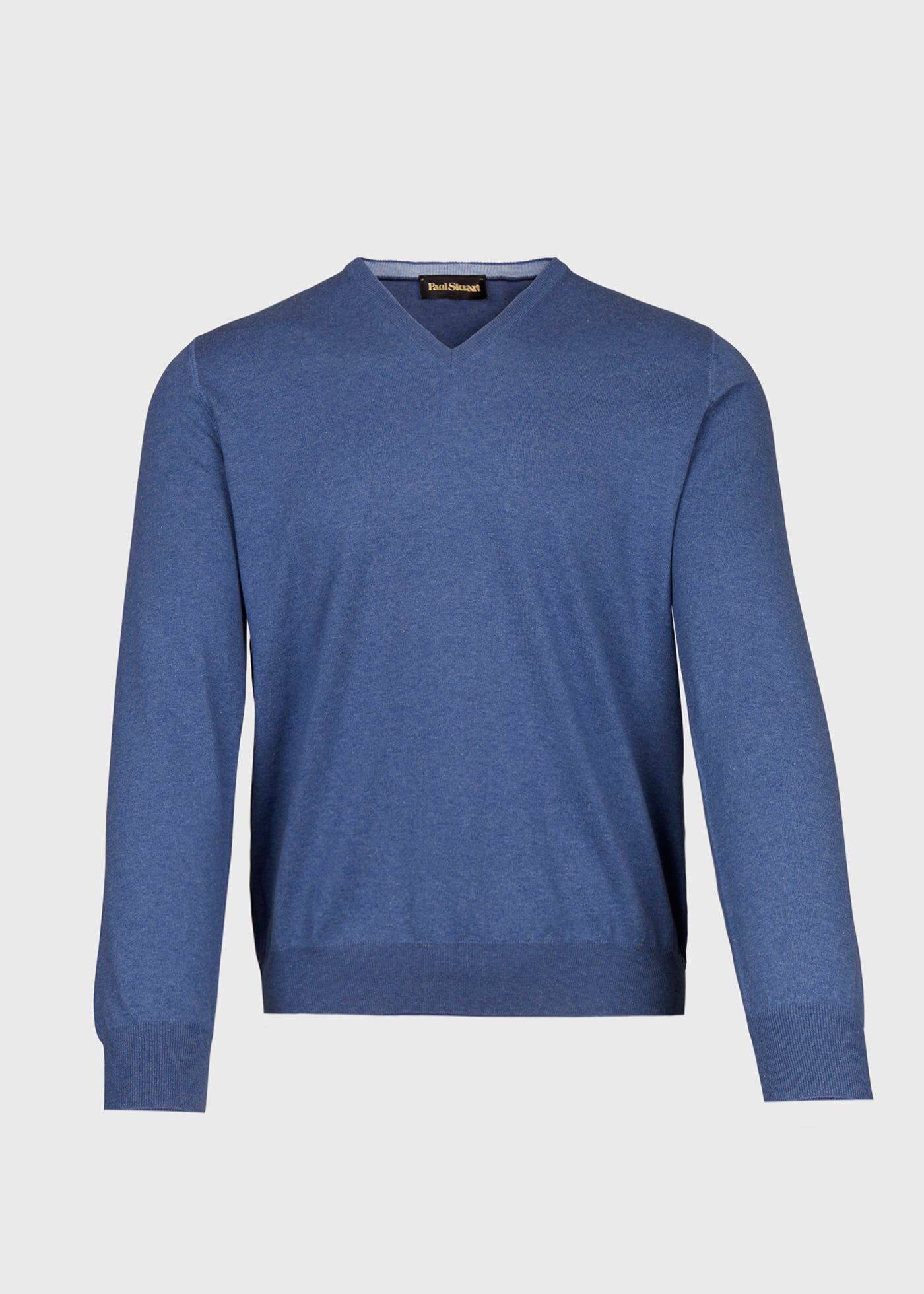 NWT - PAUL STUART Marine Blue Extra Fine Merino Wool Quarter Zip ...