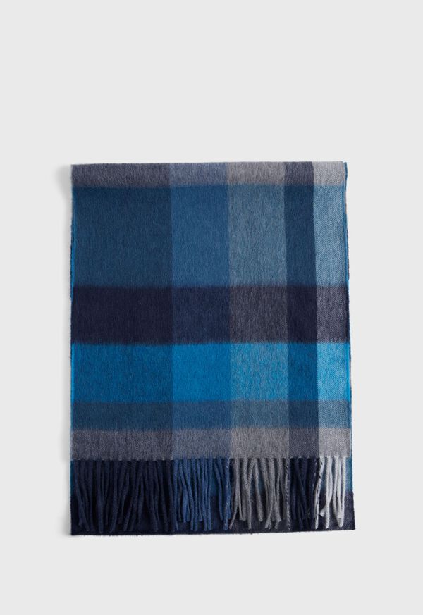 Exaggerated Plaid Scarf