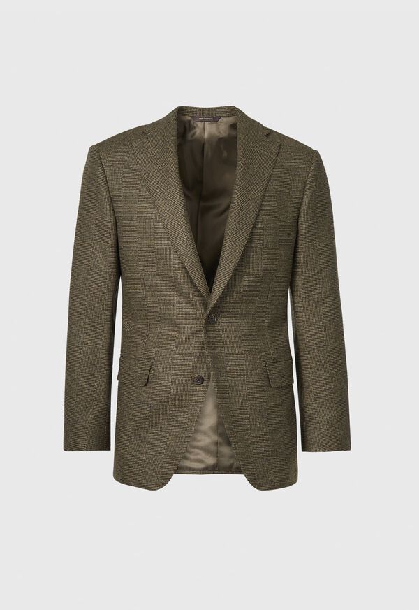 Men's Signature Parquet Paul Jacket in Olive - Paul Stuart
