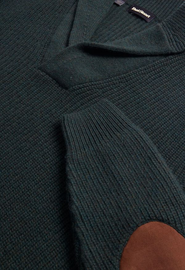 Wool & Cashmere Shawl Collar Sweater
