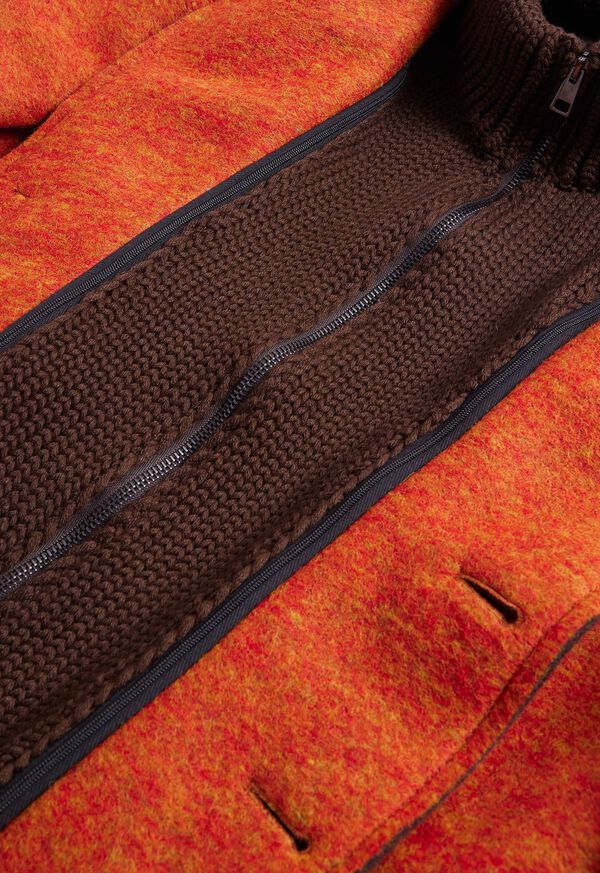 Boiled Wool Vested Field Jacket