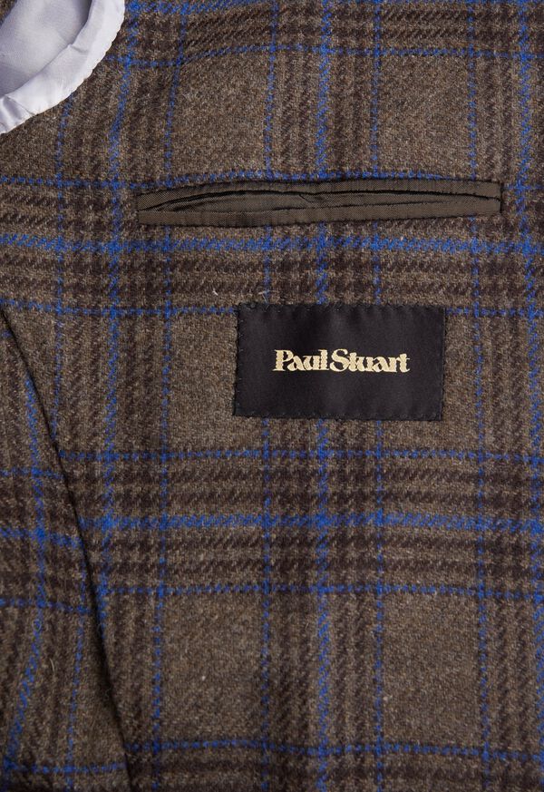 Plaid Wool Soft Constructed Jacket